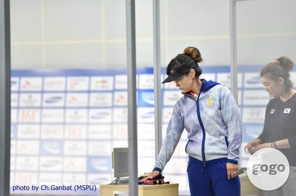 O.Gundegmaa is leading the world ISSF ranking