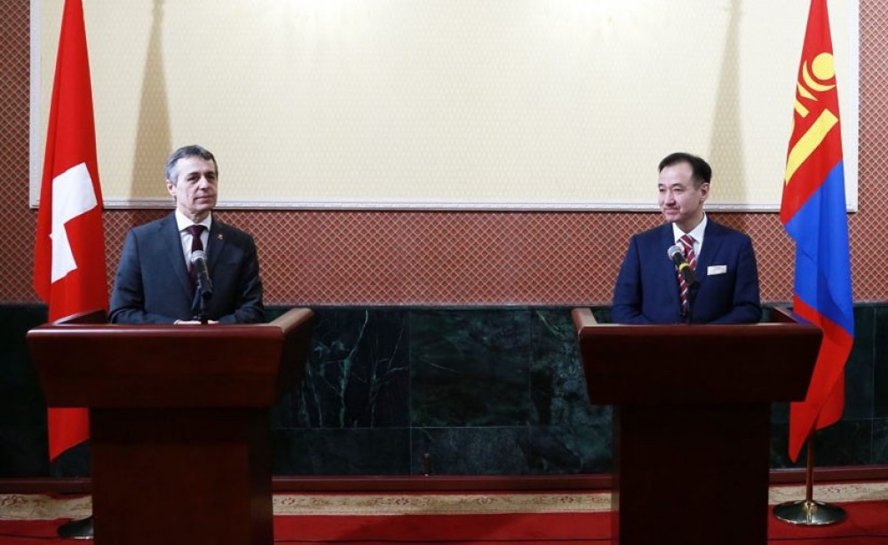 Швейцарын Гадаад хэргийн сайд манай улсад айлчилж байна