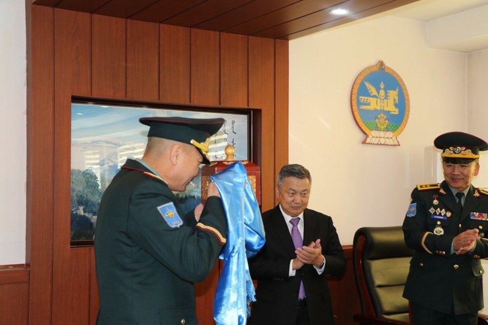 Бригадын генерал Д Ганзориг ажлаа хүлээн авлаа