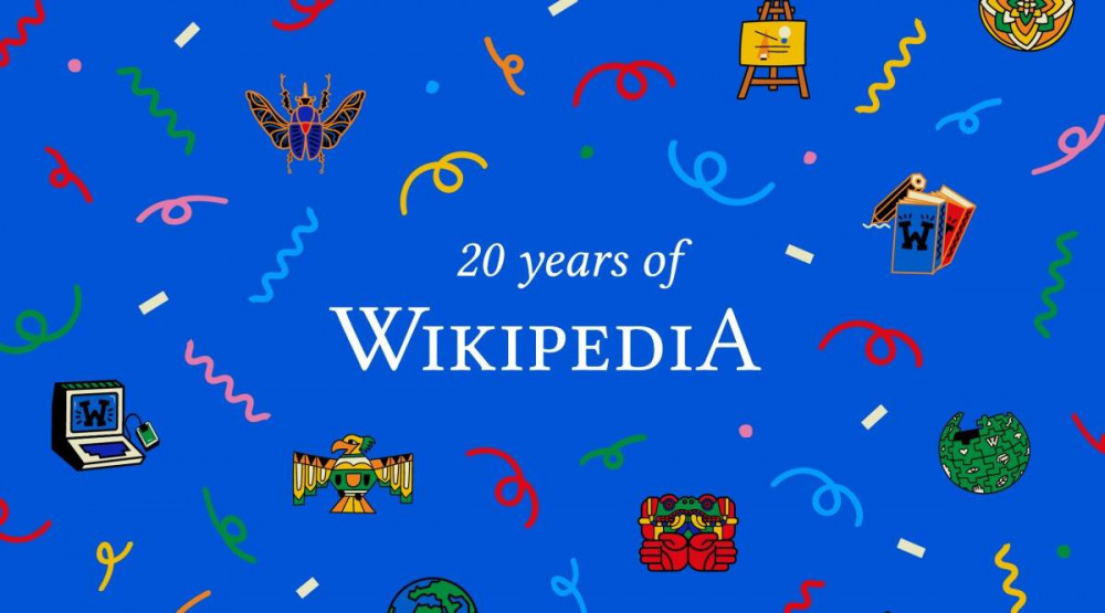 Wikipedia өнөөдөр 20 нас хүрлээ