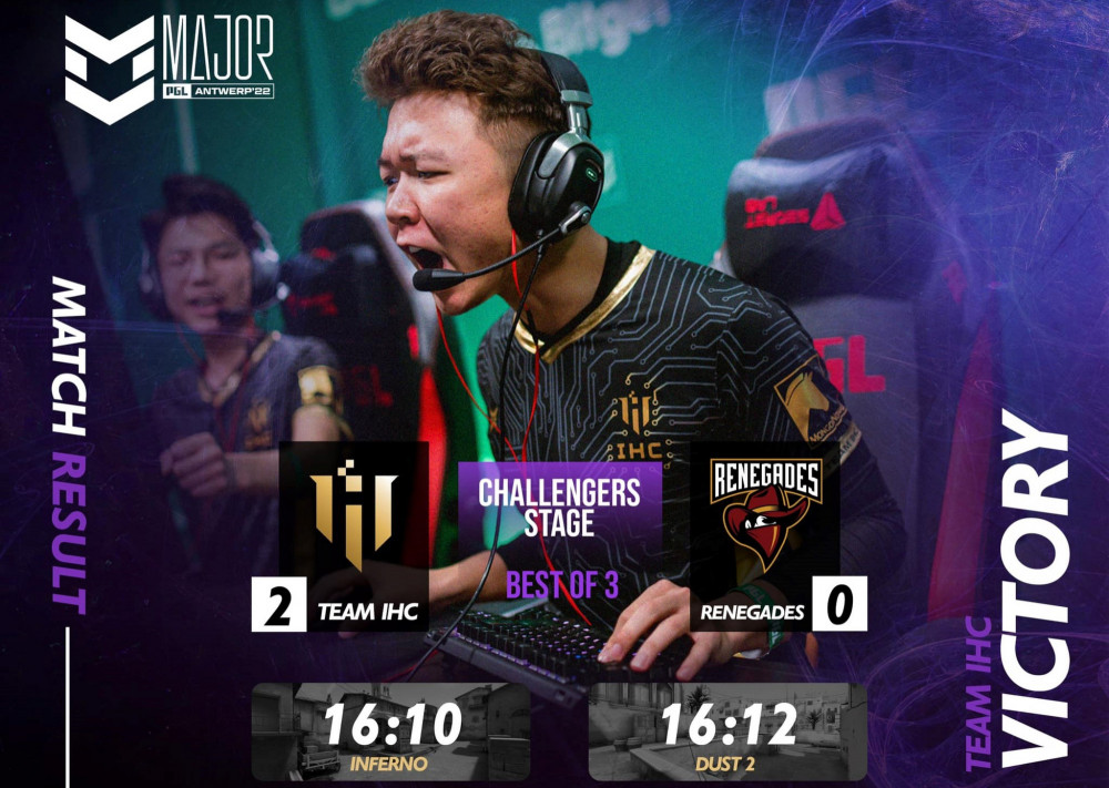 "Team IHC" CS:GO-ын дэлхийн аваргаас анхны хожлоо авлаа