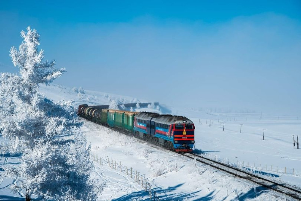 17 trains or 774 wagons delivered to Erlian station for the first time