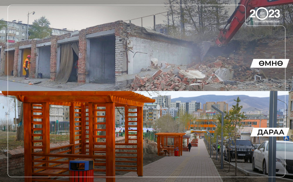 Баянзүрх дүүрэгт байрлах 89 гараашийг буулган газрыг чөлөөлж тохижуулжээ