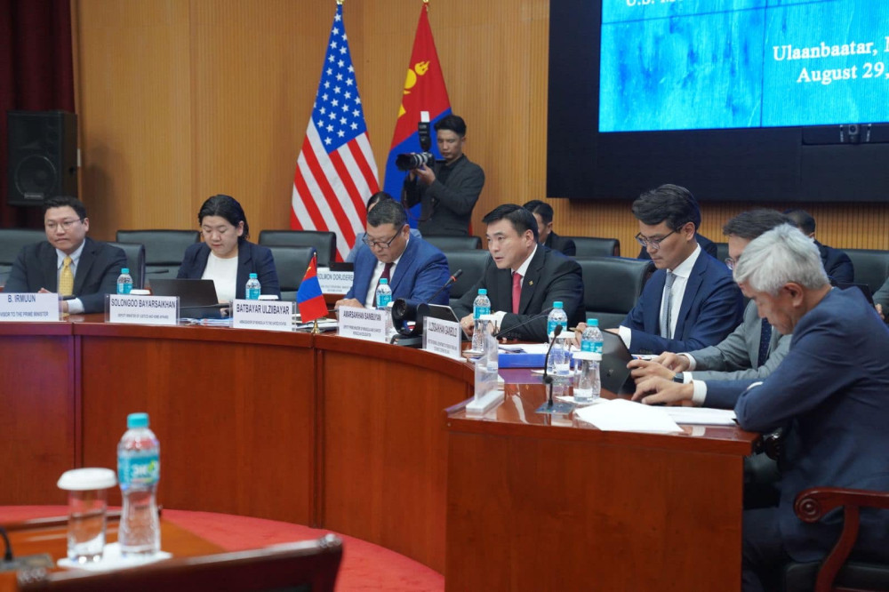 Монгол Улс АНУ ын хоорондын худалдаа хөрөнгө оруулалтын хамтарсан хуралдаан боллоо